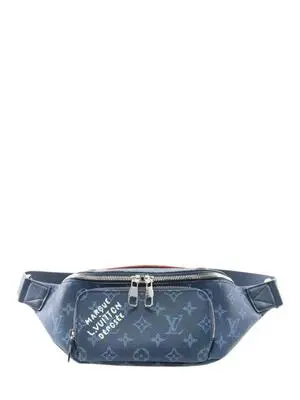 LOUIS VUITTON Monogram Heritage Belt Bag - Blue