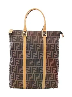 Fendi 2000s Zucca Tote Bag - Brown