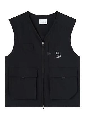 OVO Golf Stretch Nylon Vest - Black