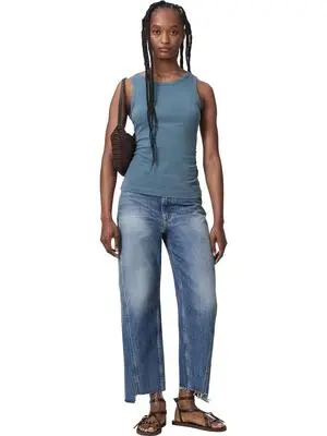 ALLSAINTS Fox Loose Fit Denim Jeans - Blue