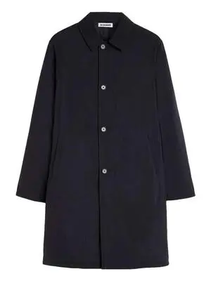 JIL SANDER Button-front Coat - Blue