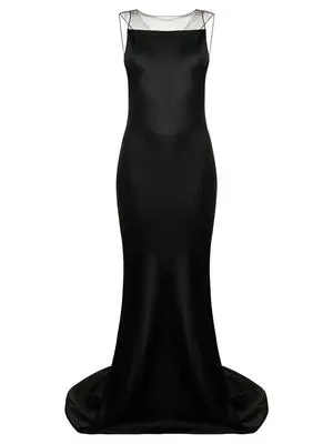 MAISON MARGIELA Satin Evening Gown - Black