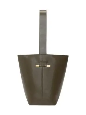 Victoria Beckham Dia Bucket Bag - Khaki