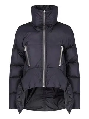 Herno High Neck Zip Up Padded Jacket - Black