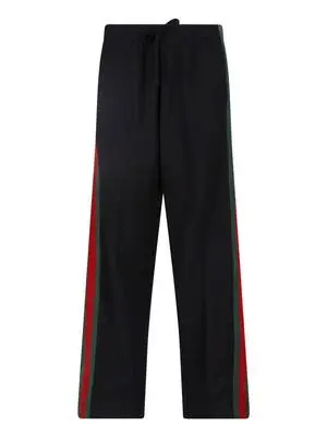 Gucci Silk Sweatpants - Black