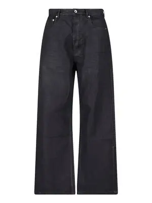 Rick Owens Rick Owens DRKSHDW Geth Waxed Jeans Black