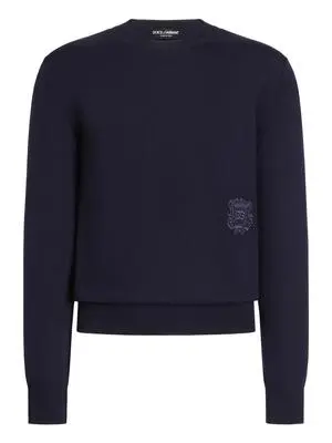 Dolce & Gabbana Virgin Wool Pullover - Blue