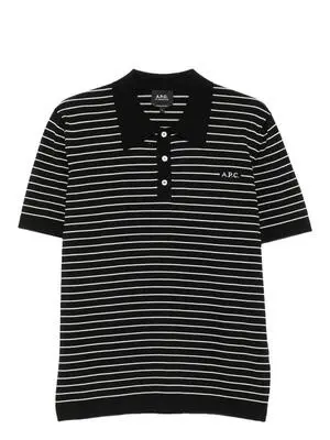A.p.c. Polo Shirts - Black
