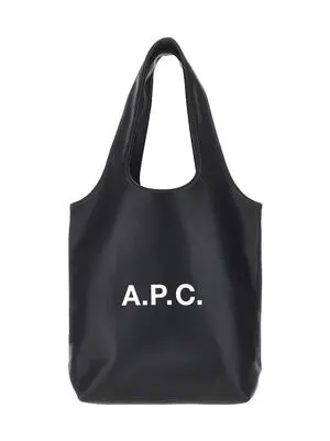 A.p.c. Ninon Small' Faux Leather Tote Bag - Black