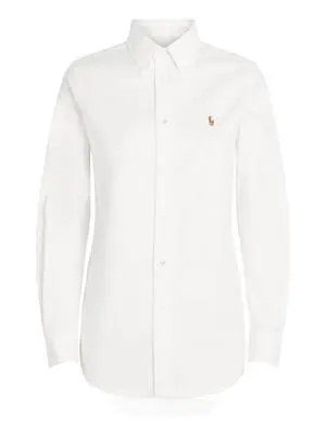 Polo Ralph Lauren Slim Fit Oxford Shirt - White