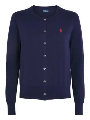 Polo Ralph Lauren Cotton-blend Cardigan - Navy