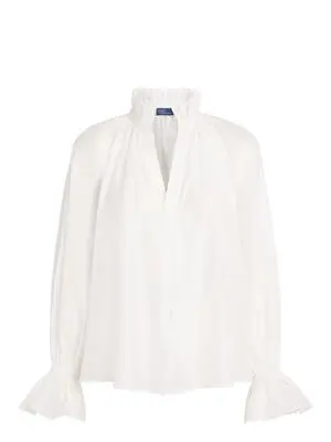 POLO RALPH LAUREN Polo Ralph Lauren Lina Cotton Silk Blouse