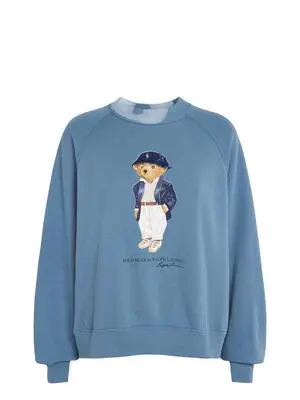 Polo Ralph Lauren Polo Bear Crewneck Sweatshirt - Blue