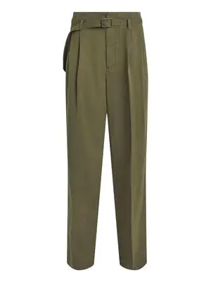 Polo Ralph Lauren Belted Straight Leg Trousers - Green