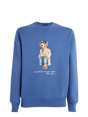 Polo Ralph Lauren Polo Bear Crewneck Sweatshirt - Blue