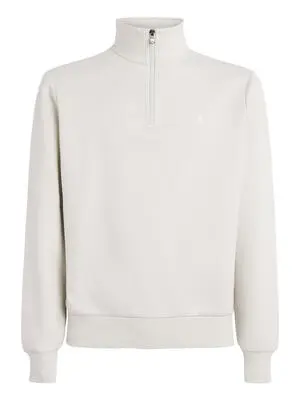Polo Ralph Lauren Polo Pony Quarter-zip Sweatshirt Grey