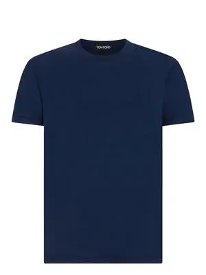 TOM FORD Crew-neck T-shirt - Blue