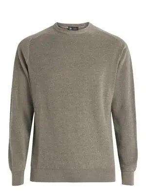 Colombo Cashmere-aloe Crew Neck Sweater - Green