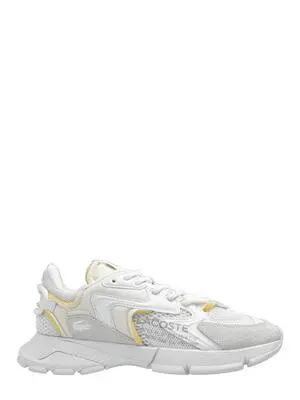 Lacoste Round Toe Lace-up Sneakers - White
