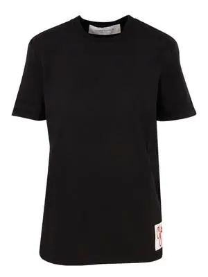 GOLDEN GOOSE Logo Patch T-shirt - Black