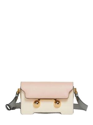 Marni Trunkaroo Mini Shoulder Bag - Nude