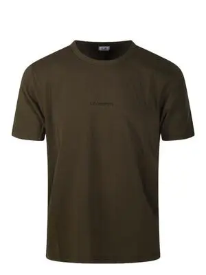 C.P. COMPANY Logo Crew Neck T-shirt - Green