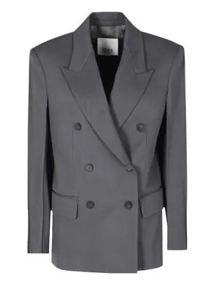 Erika Cavallini Double-breasted Blazer - Slate