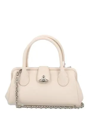 VIVIENNE WESTWOOD Chain Strap Shoulder Bag - White