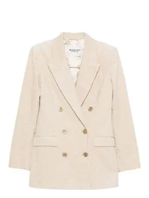 Isabel Marant Étoile Rasma Double-breasted Blazer - Beige