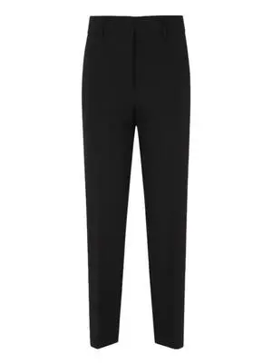 Seventy Tailored Trousers With Belt Loops - Black