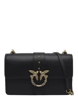 Pinko Logo Plaque Shoulder Bag - No