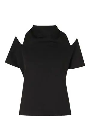 Federica Tosi Off-the-shoulder T-shirt - Black