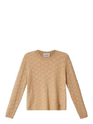 Isabel Marant Étoile Obeline Openwork Alpaca-blend Pullover - Camel