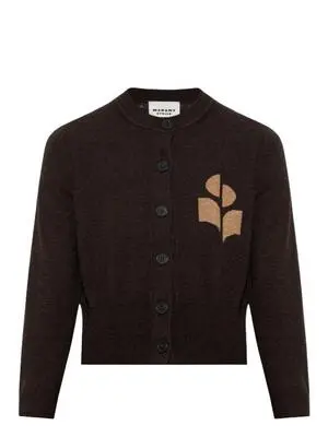 Isabel Marant Étoile Long Sleeve Cardigan - Brown