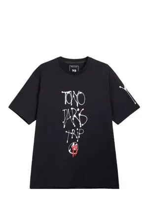 Y3 Graphic Short-sleeve T-shirt - Black