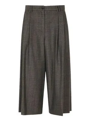 Seventy Belt-loop Pleated Shorts - Dark Taupe