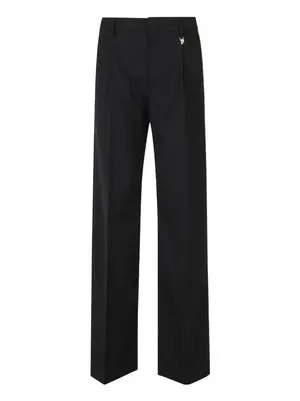 DONDUP Tailored Straight-leg Trousers - Black
