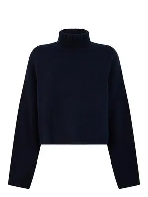 LISA YANG Lisa Yang Ribbed Knit Turtleneck Sweater