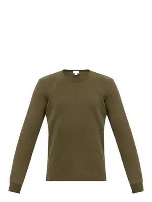 MAISON MARGIELA Waffle-knit T-shirt - Green