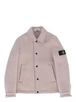Stone Island Long-sleeved Casual Jacket - Beige