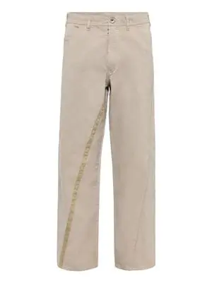 MAISON MARGIELA Cotton Trousers - Grey
