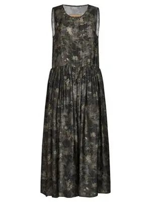 UMA WANG Sleeveless Maxi Dress - Black