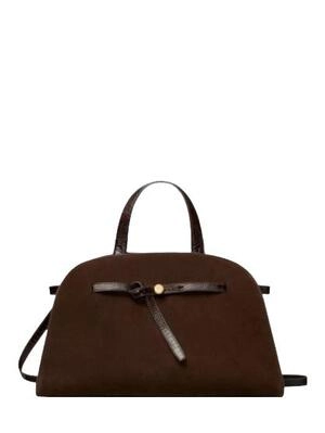 Tory Burch Top Handle Shoulder Bag - Dark Cocoa