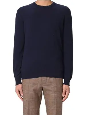 Zegna Crew Neck Long Sleeve Sweater - Black