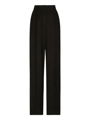 DOLCE & GABBANA Dolce & Gabbana Pressed-Crease Palazzo Pants