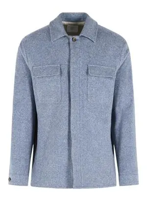 Eleventy Long-sleeved Jacket - Light Blue
