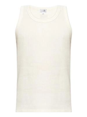 MAISON MARGIELA Crew-neck Sleeveless Tank Top - No