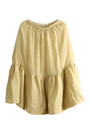 Paloma Wool Lamin Tiered Midi Skirt - Nude