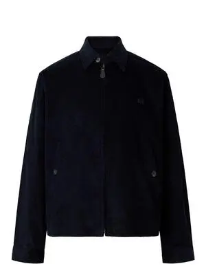 WALES BONNER Drew Cotton-corduroy Blouson Jacket - Blue