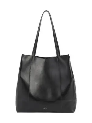 TOTEME Roam Leather Tote - Black